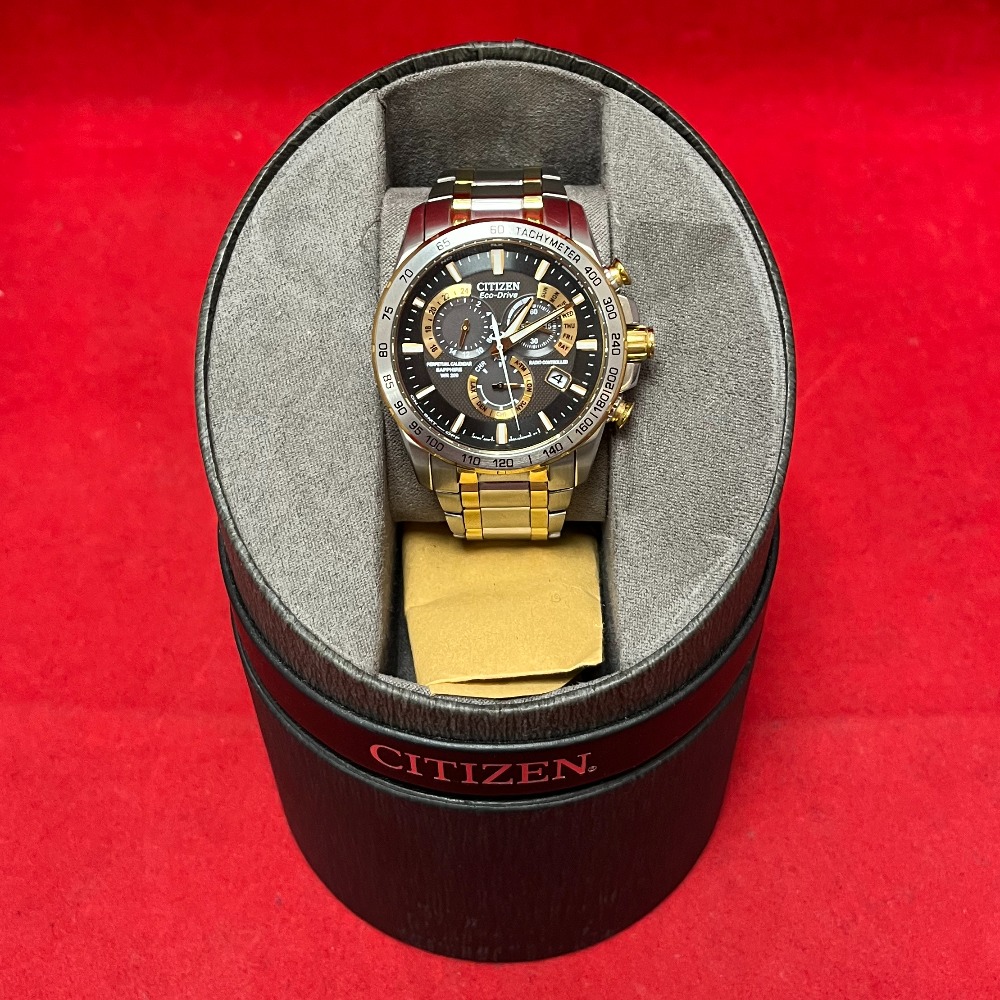 Pre-owned Citizen Citizen Eco Drive E650 Perpetual Calendar Radio ...